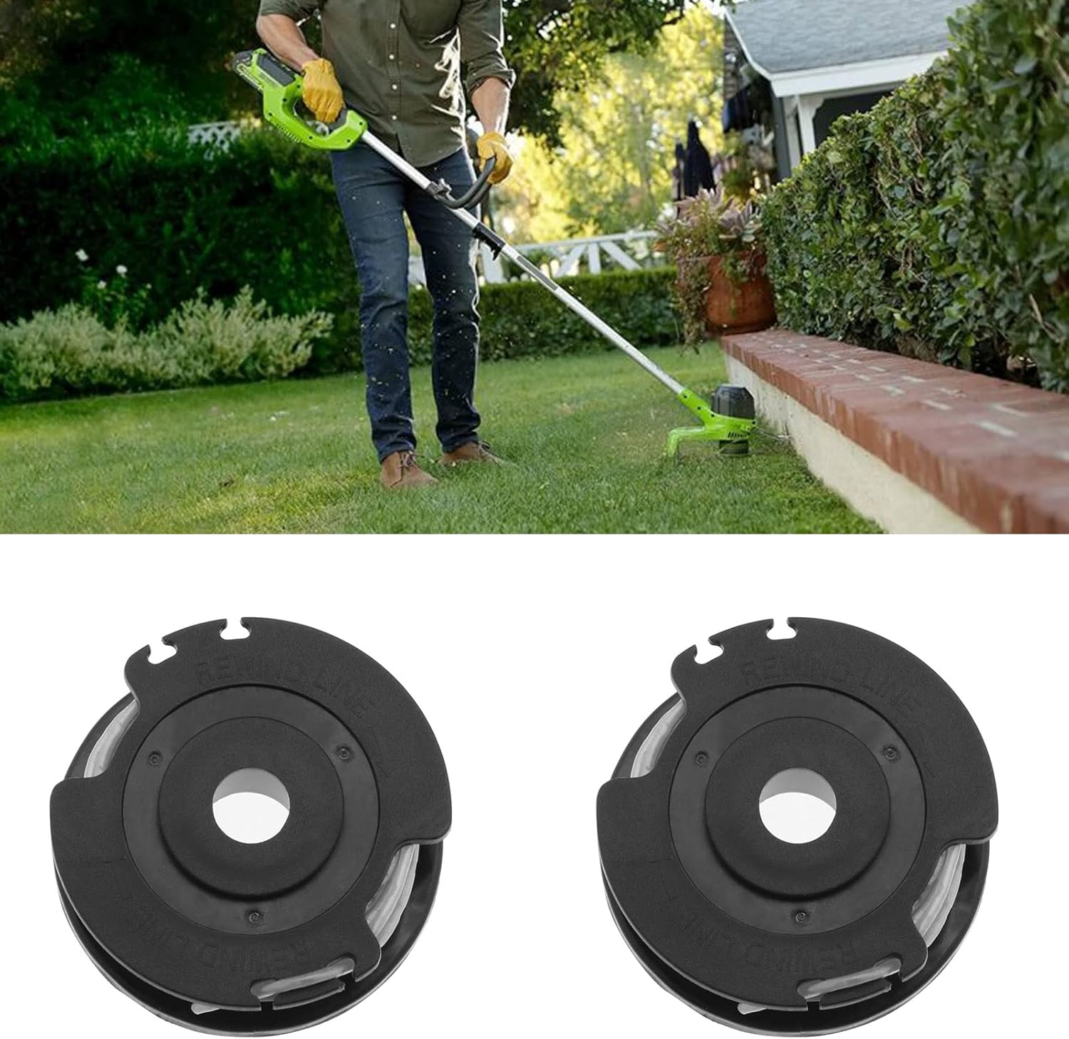 Bobines de Rechange,Bobine pour Coupe,Coupe Bordure Bobines de Rechange,Φ1,65 mm 4,9 m ...