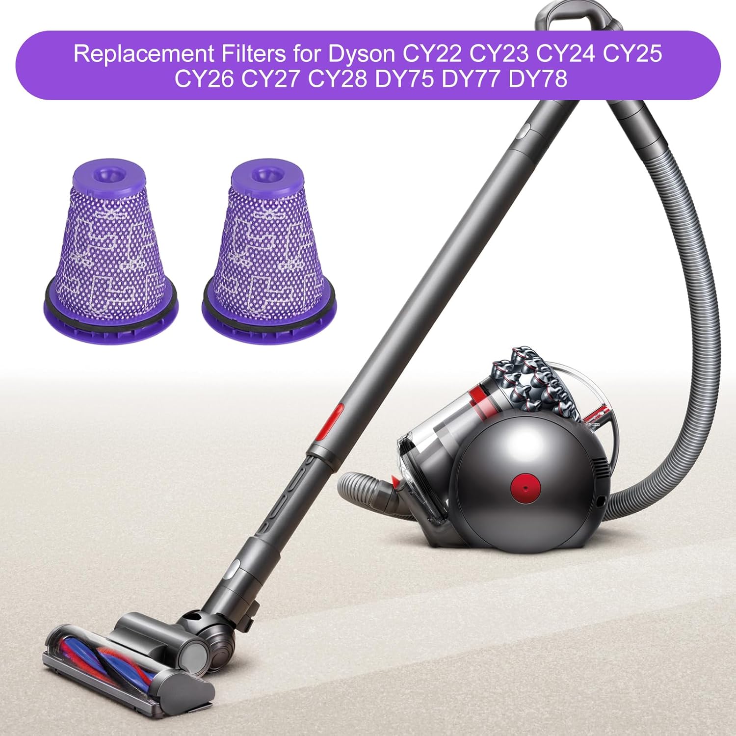 Confezione da 2 filtri pre-motore per aspirapolvere Dyson Big Ball CY18 CY22 CY23 CY24 CY25 CY26 ...