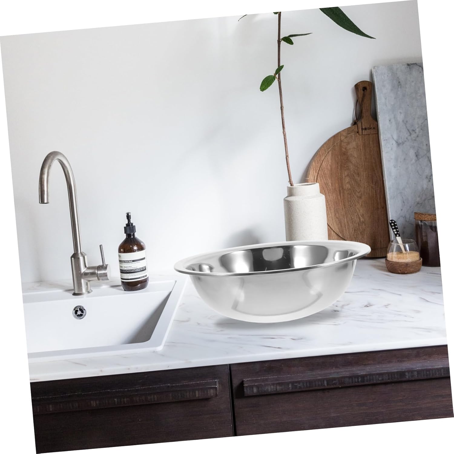 Basin Acier Inoxydable Multifonctionnel Pour Lavage Des Visage Lessive ...