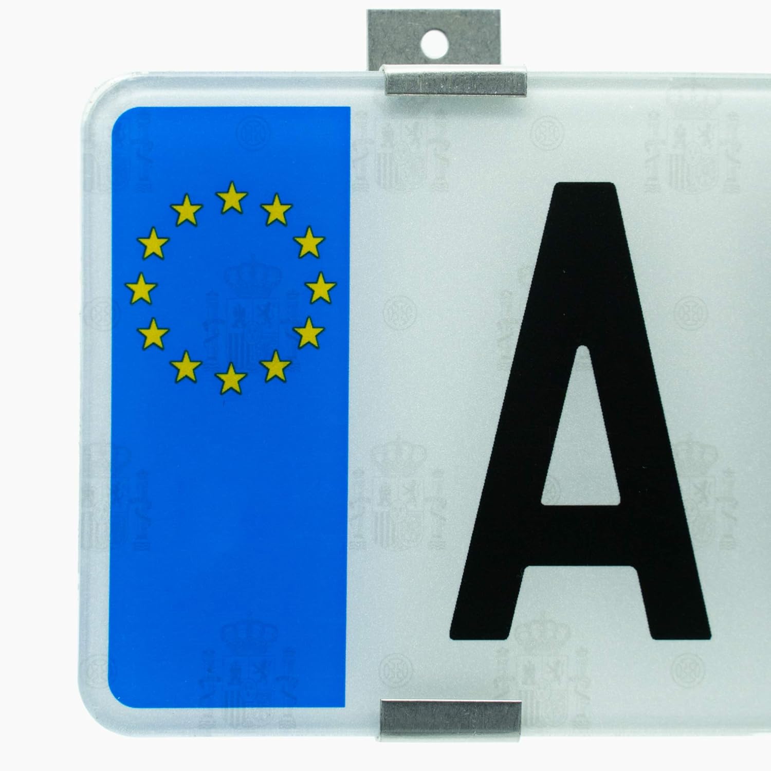 Pack 2 Unités Support de Plaque d'immatriculation - Porte Plaque Immatriculation Remorque ...