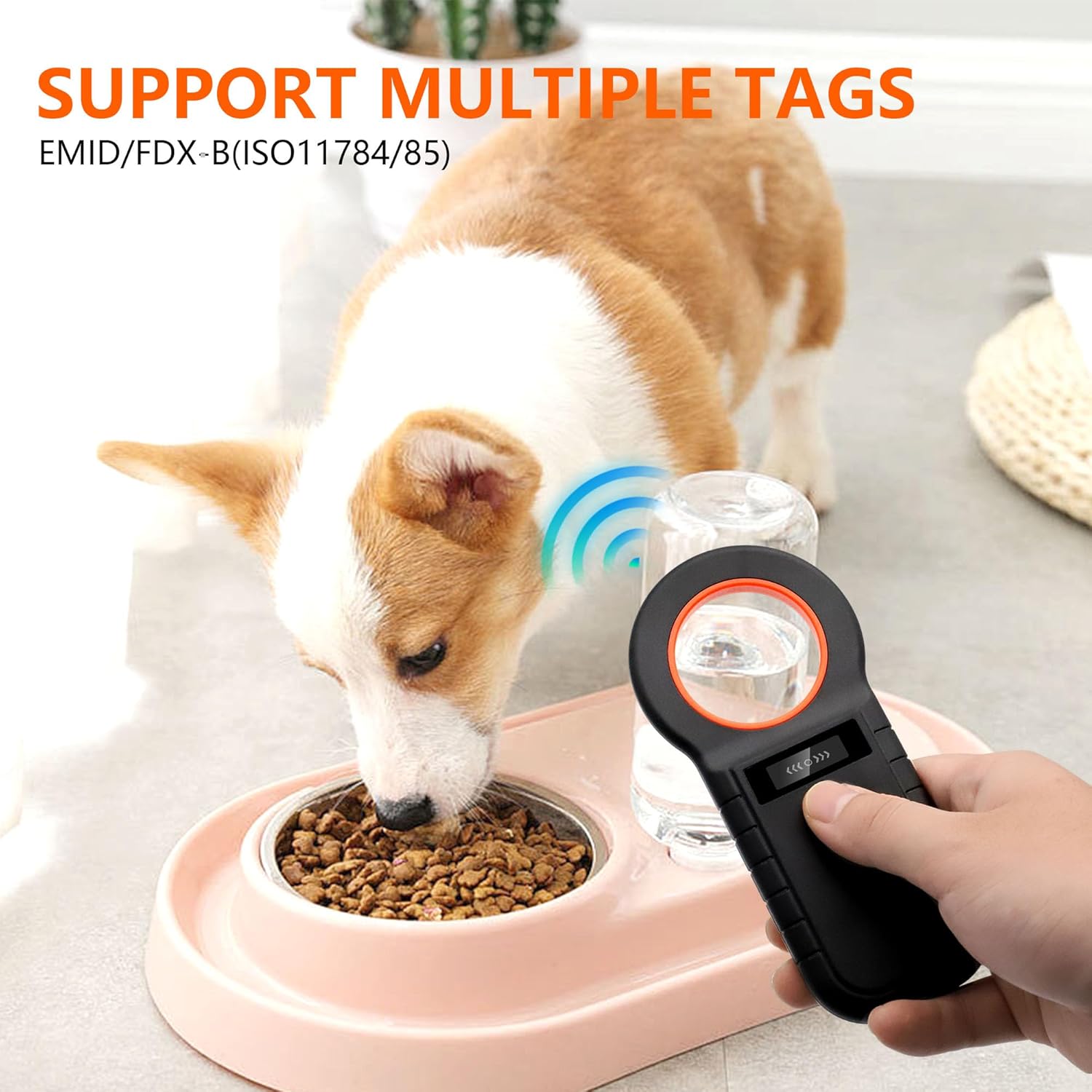 Gbformat OLED Pet Chip Reader Reader Pet Chip Reader Electronic Chip Pet ID Tag Scanner Portable ...