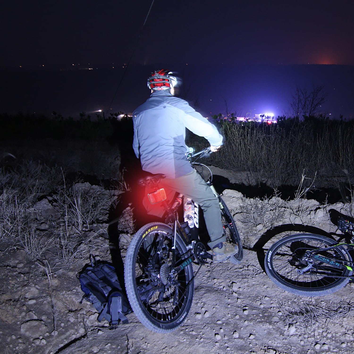 Bike Reflectors Front and Rear with Short T Bracket Reflector Bike ...