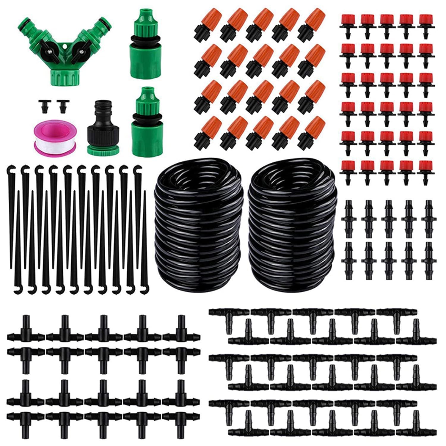 Kit d'arrosage goutte à goutte pour jardin, kit d'irrigation micro ...