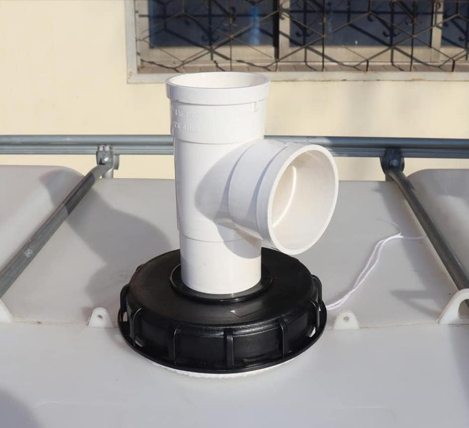 F-Shape IBC Tank Lid with Washable Nylon Filter for 1000 Liter IBC ...