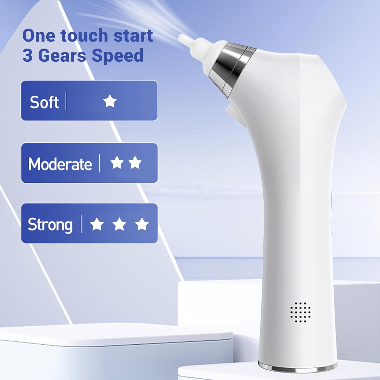 [MAI USATO]Asciugatore auricolare ricaricabile da 800 mAh, controllo ...