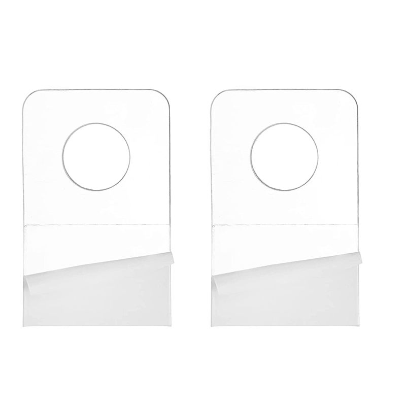 1000 PCS Self Adhesive Hanging Tabs, 1x1-1/2 Inch Round Hole Hanger ...