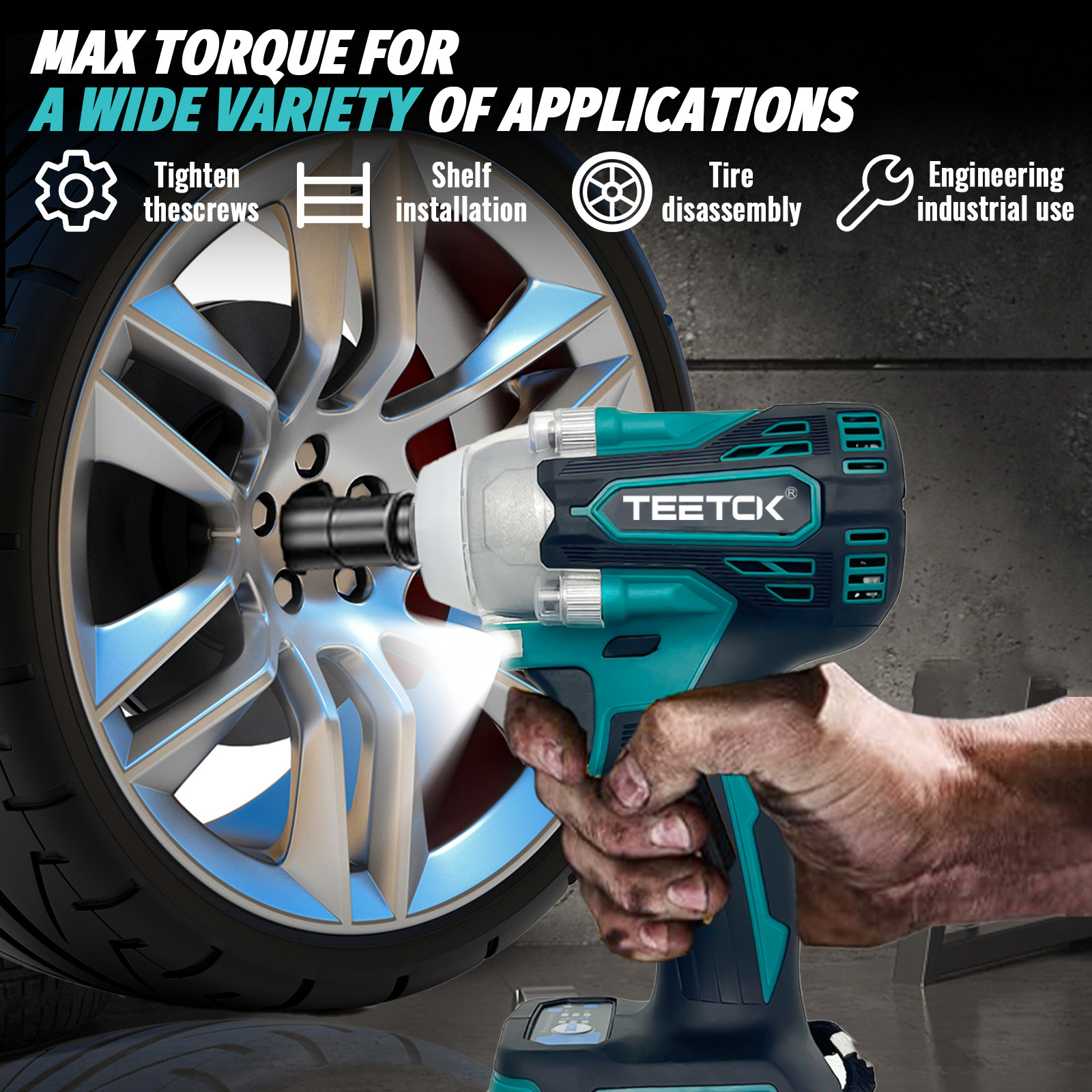 Impact wrenches，Cordless Brushless 1/2" Impact Wrench Impact Driver ...