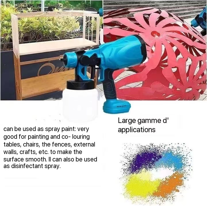 18V electric paint gun, spray guns and lances, electric paint gun with ...