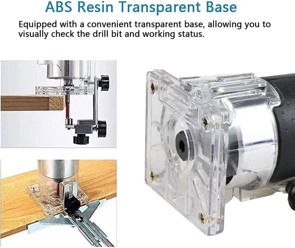 Trim routers,850W Brushless Cordless Router Tool, 1/4" Electric Hand ...