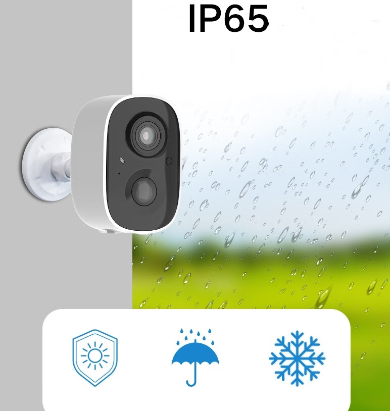 Cámara de seguridad inalámbrica WiFi para exteriores con batería ...