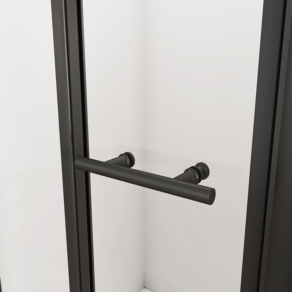 Acezanble 700x1850mm Bathroom Bi Fold Shower Door Easyclean Glass Screen