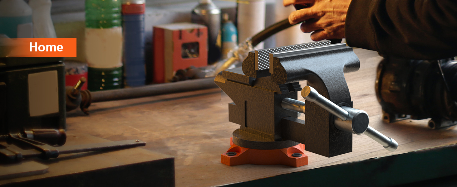 VEVOR Morsa di Precisione da Banco Base Girevole da 240°, Morsa da ...