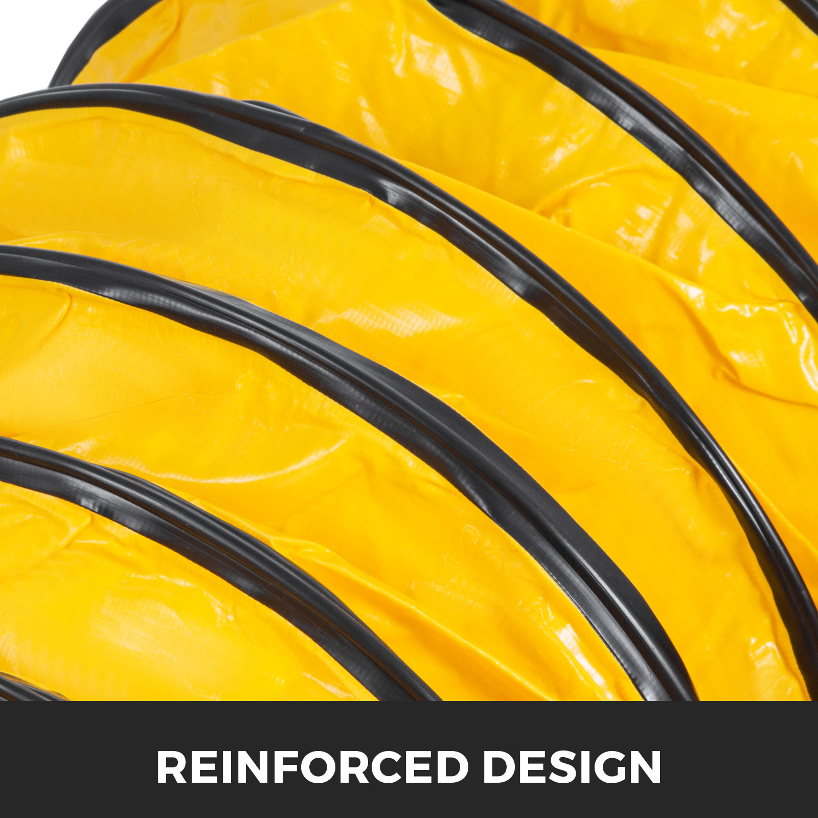 VEVOR 25FT(8m) PVC Flexible Duct Hosing 12inch with An Extra Storage ...