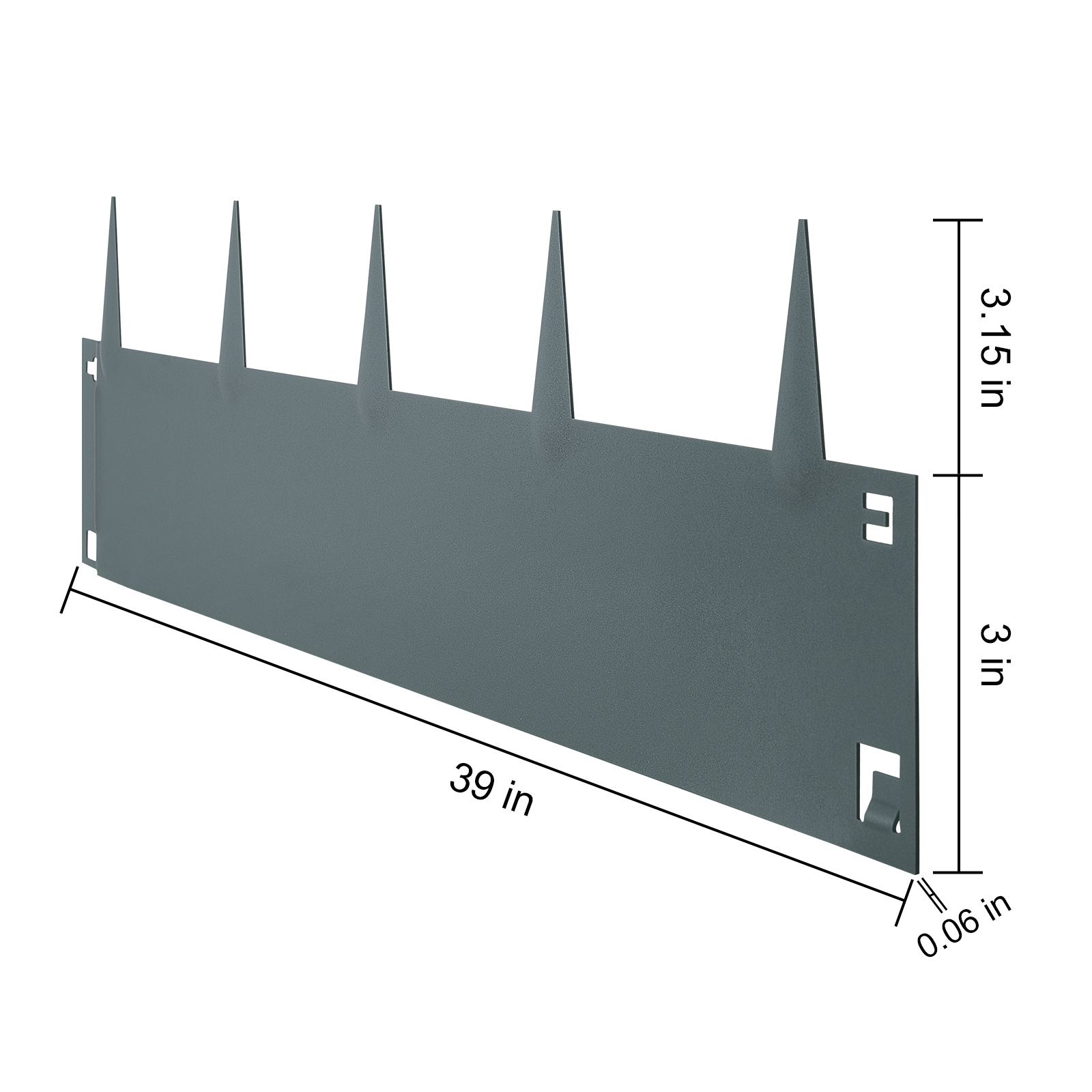VEVOR Bordure de Jardin en Acier, Lot de 5 Bordures Paysageres de ...