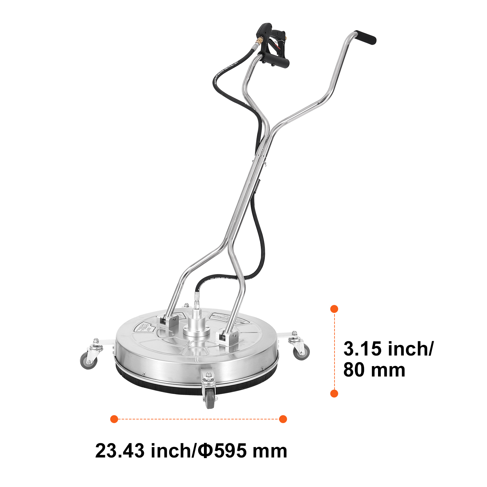 VEVOR Idropulitrice per Superfici Diametro 609,6mm Pulitrice ...