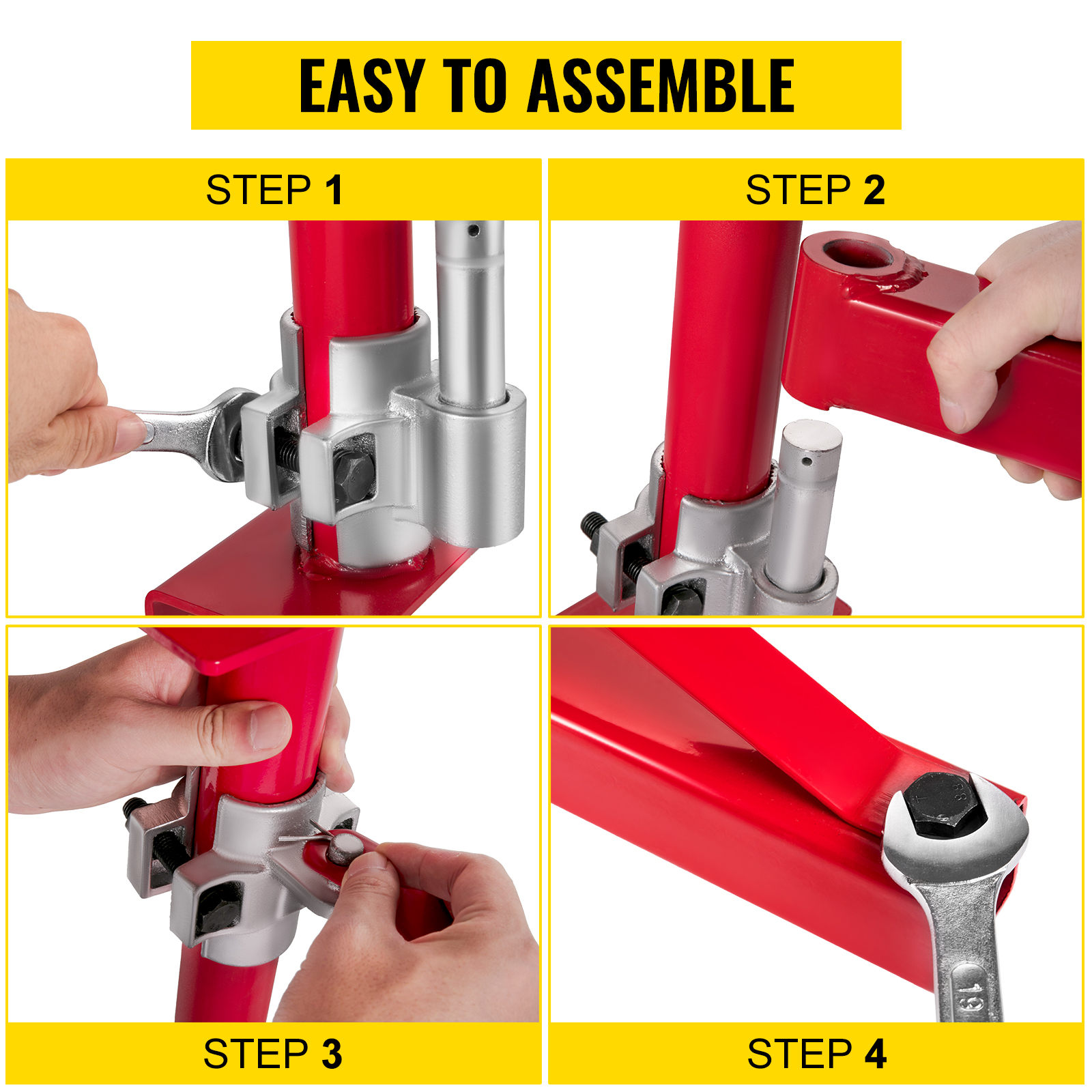 VEVOR Scaffold Electric Hoist Swing Arm 600/300kg, Pivoting Hoist Boom ...