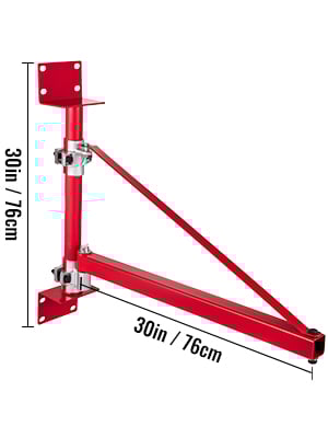 VEVOR Scaffold Electric Hoist Swing Arm 600/300kg, Pivoting Hoist Boom ...
