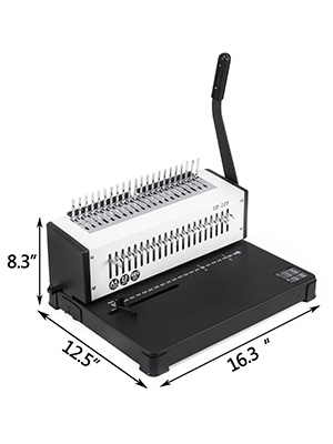 VEVOR Relieuse Perforeuse a4 en Acier+Plastique Machine Spirale 400 ...