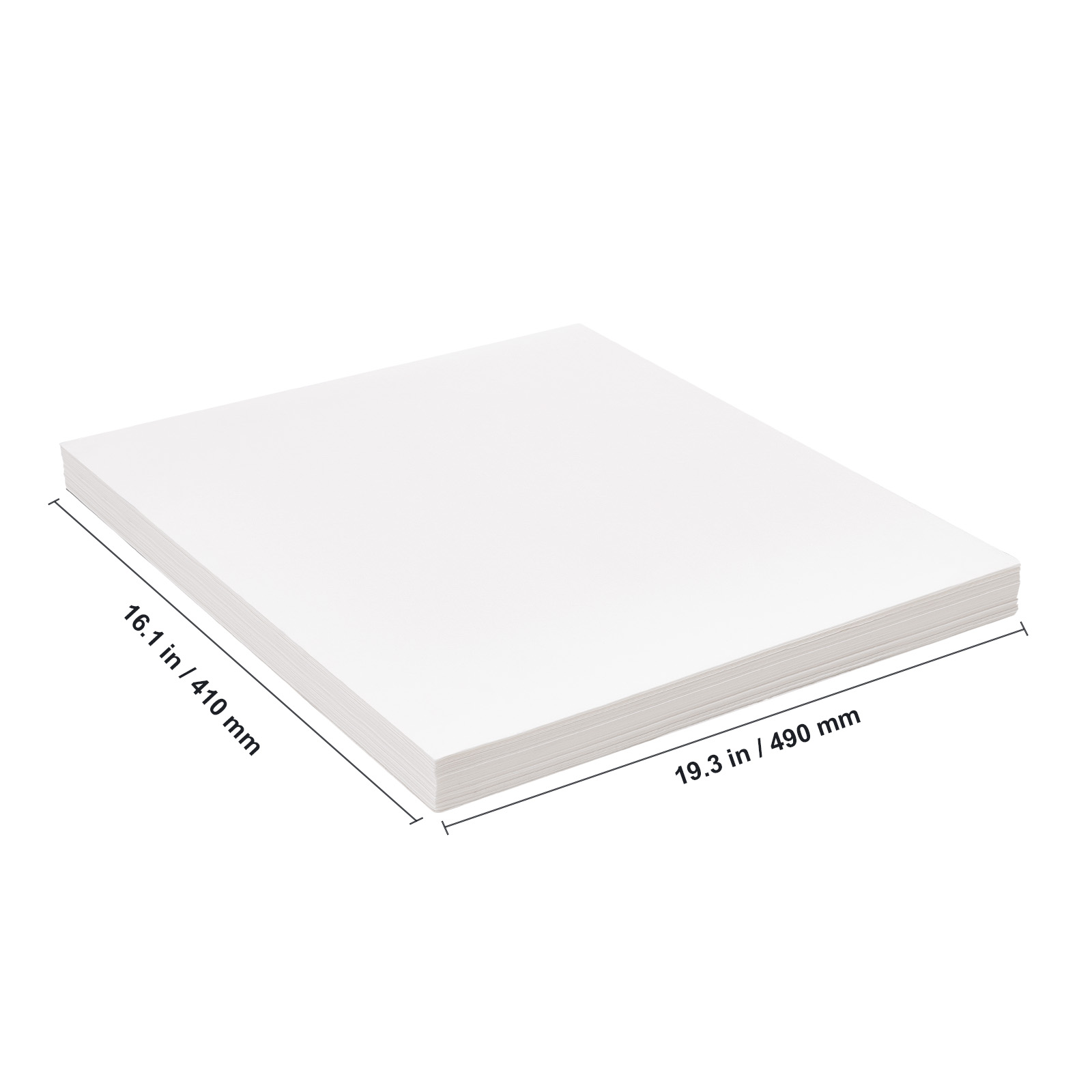 VEVOR Papier Filtre a Huile de Friture 49x41 cm, 100 Feuilles ...