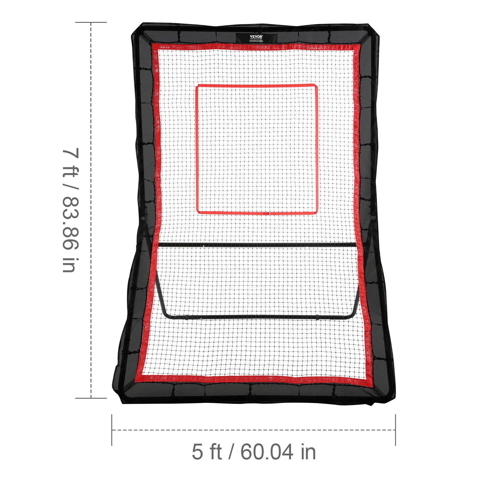 Mophorn Lacrosse Rebounder for Backyard, 5x7 Ft Volleyball Bounce Back ...