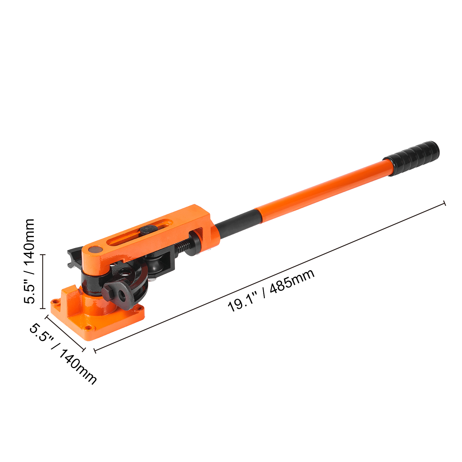 VEVOR Rohrbiegegerät Ø10-25mm (7 Matritzen) Manuelle Rohrbieger 0-180 ...