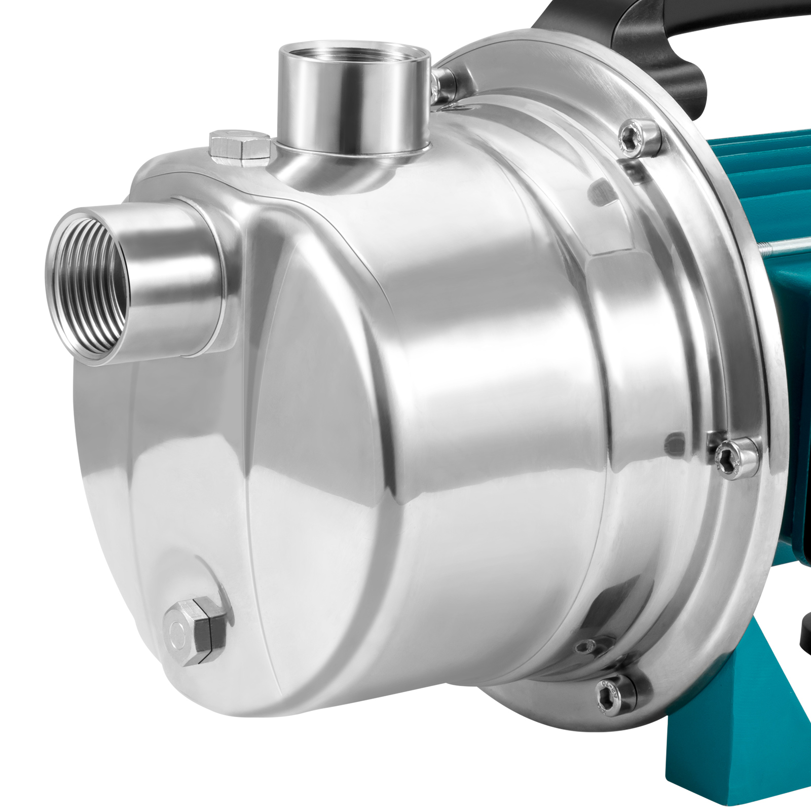 VEVOR Gartenpumpe 800W Bewässerungspumpe max. Durchfluss 3700L/h Kreiselpumpe max. Förderhöhe ...