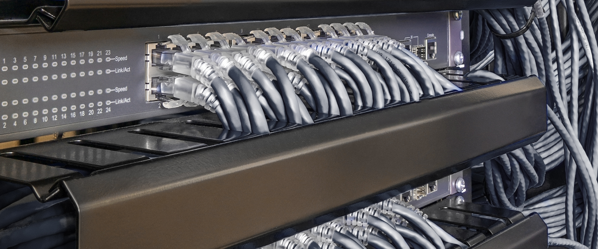 Cordon de raccordement FTP Qoltec CAT5e 2 x RJ-45 2 m Haut débit Or Blindé