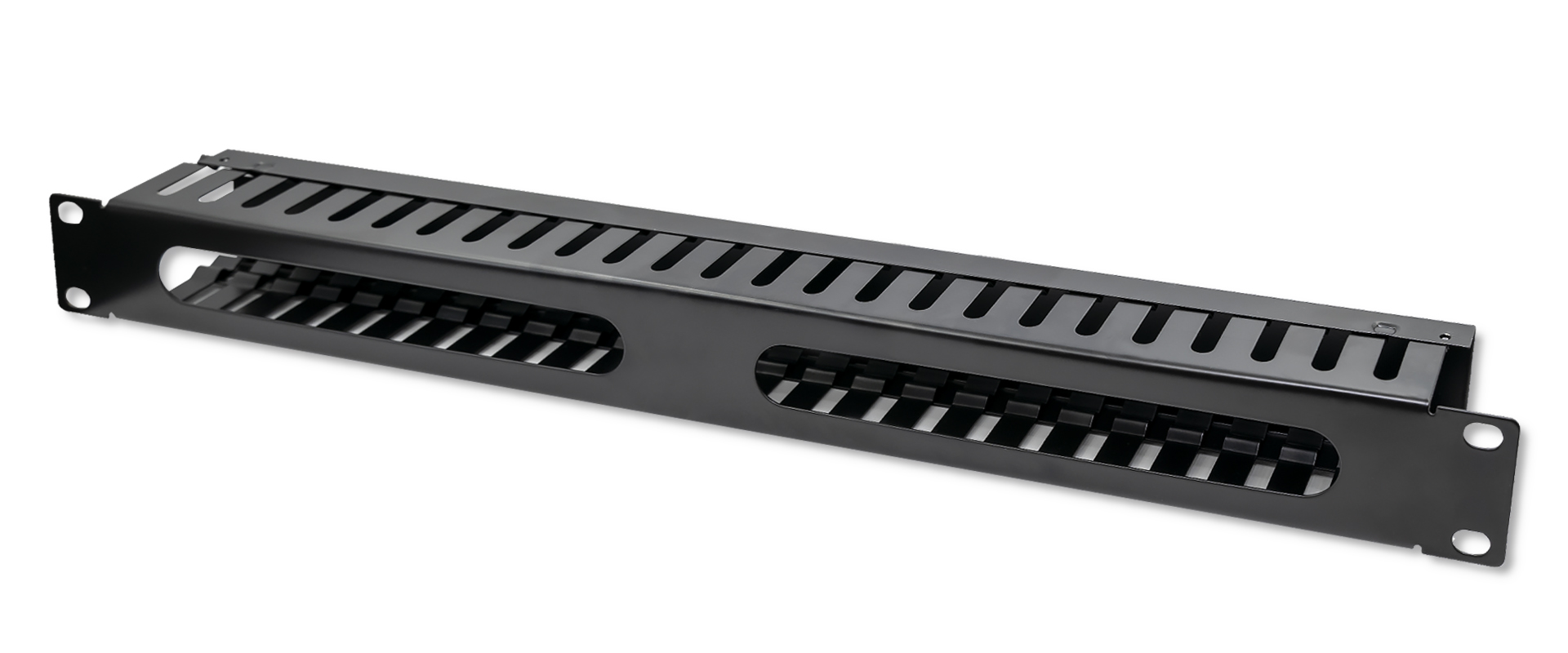 Organiseur de câbles en acier massif Qoltec pour armoires RACK 19" 24 ...