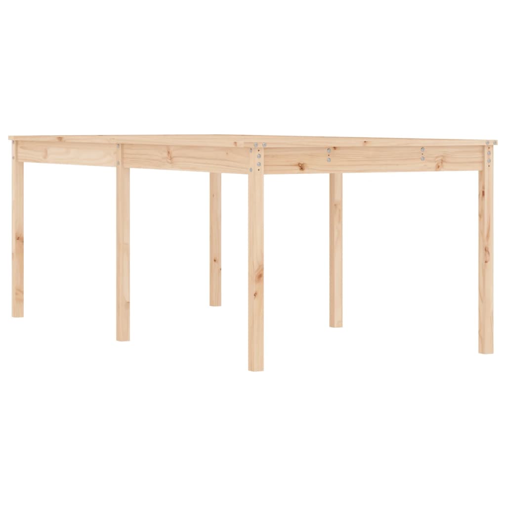 Table de jardin Table d'extérieur Table d'appoint 203,5x100x76 cm bois ...