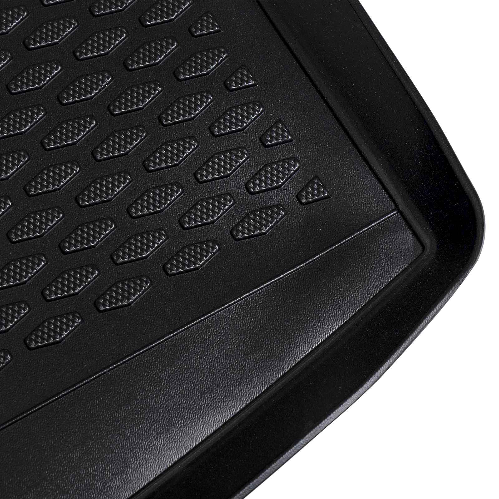 Trunk Mat Black suitable for VW UP 2012- Rubber vidaXL