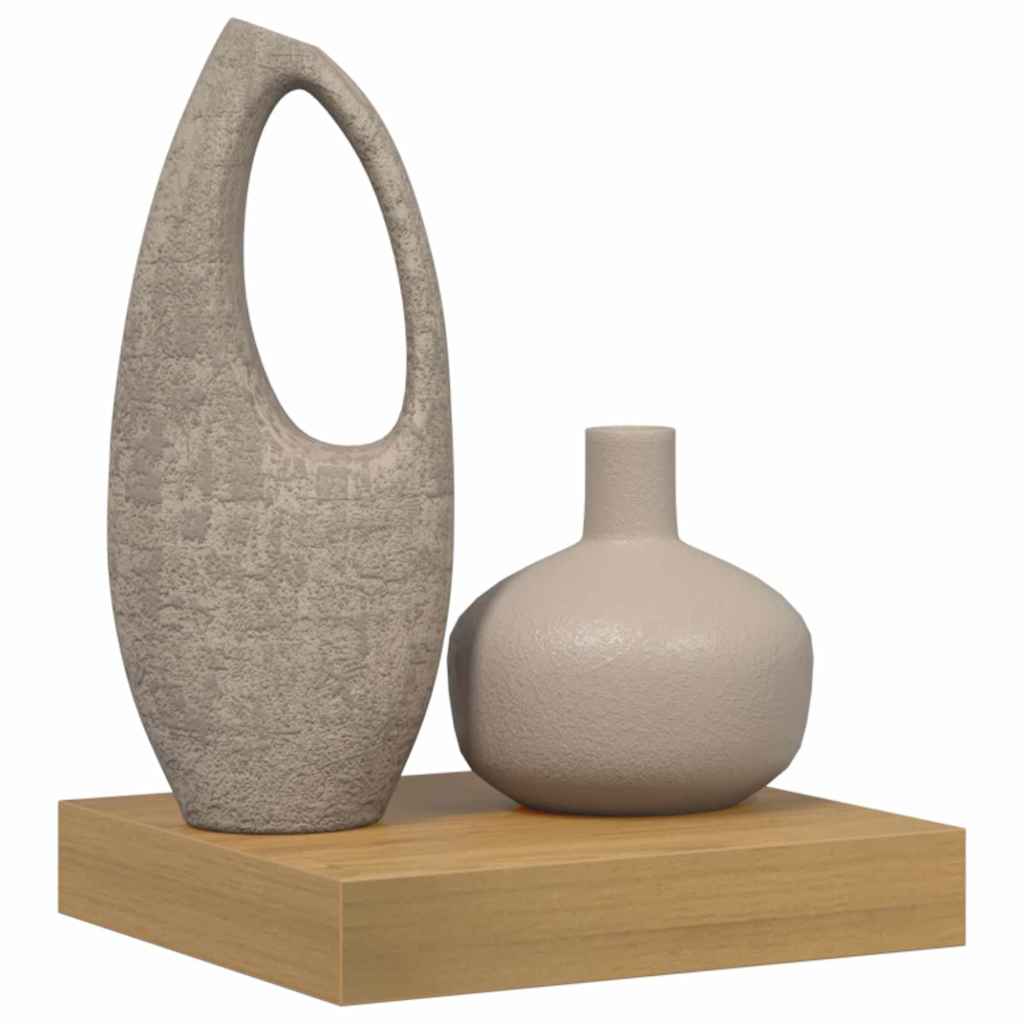 Wall Shelf Wall-mounted Brown 23 x 23.5 x 4 cm Engineered Wood vidaXL