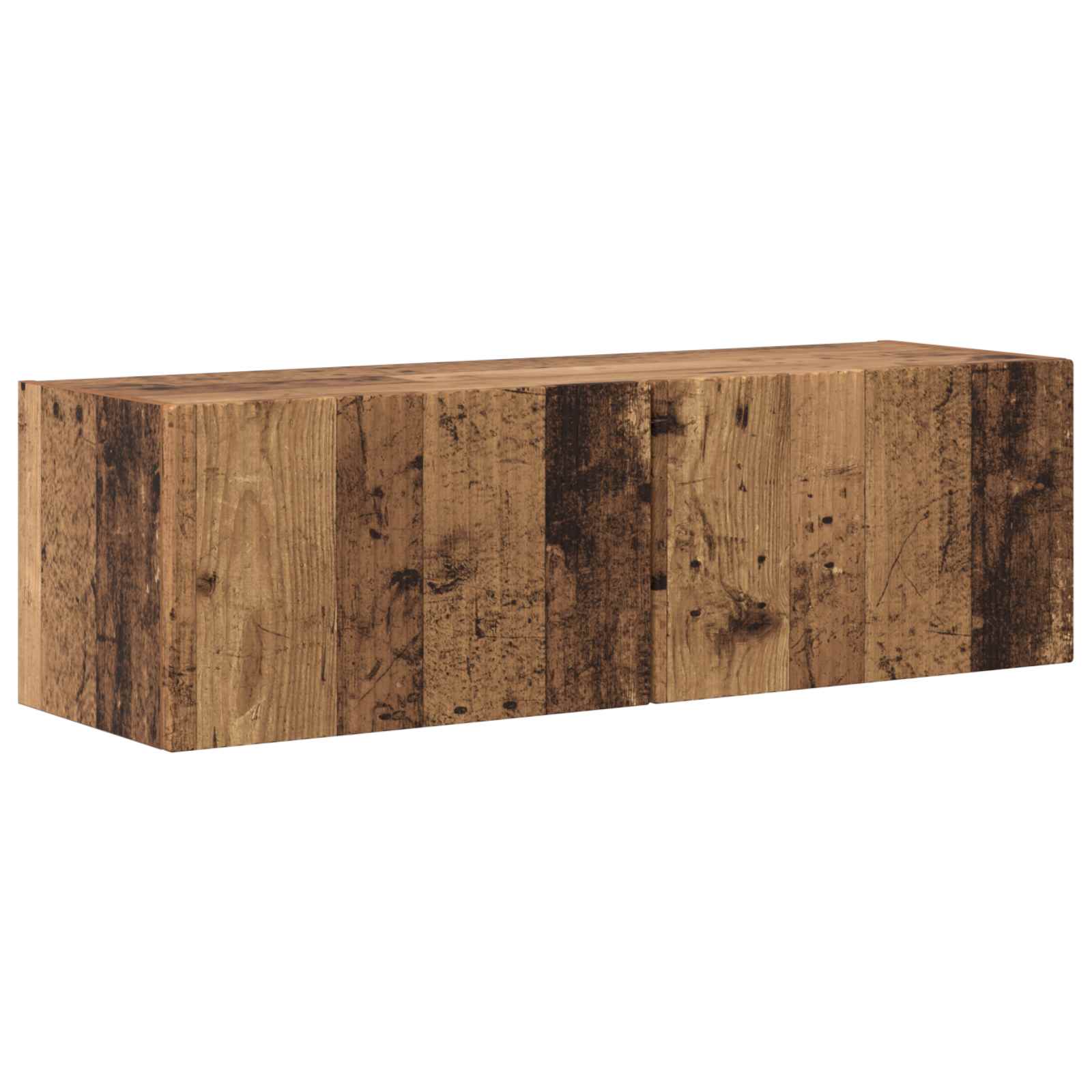 TV Cabinet Set Wall-mounted 3 pcs Old Wood Engineered Wood vidaXL
