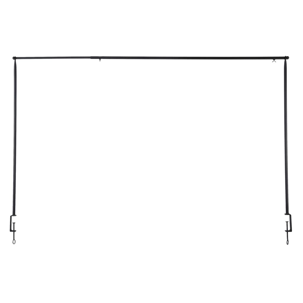 Decorative Table Rod with Clamp Black Esschert Design