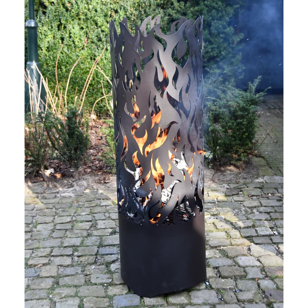 Feuerfass Flames Kohlenstoffstahl Schwarz FF408 Esschert Design