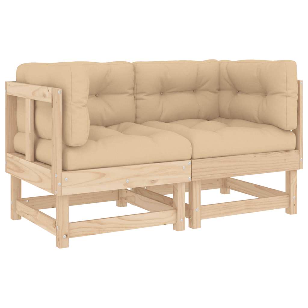 Set 2 Angolari design moderni,Sofa Divani con Cuscini in Legno Massello ...