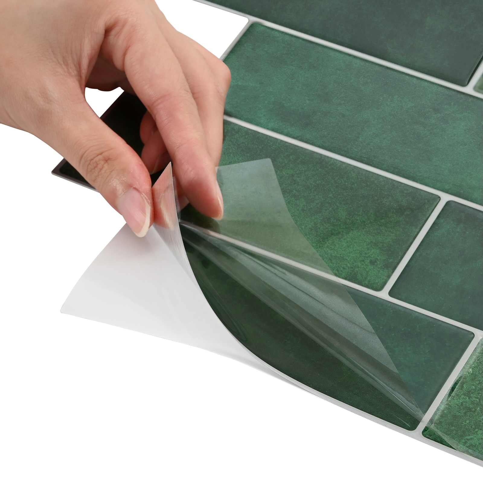 Piastrella subway 10 pcs Verde Scuro 29 x 21 cm vidaXL