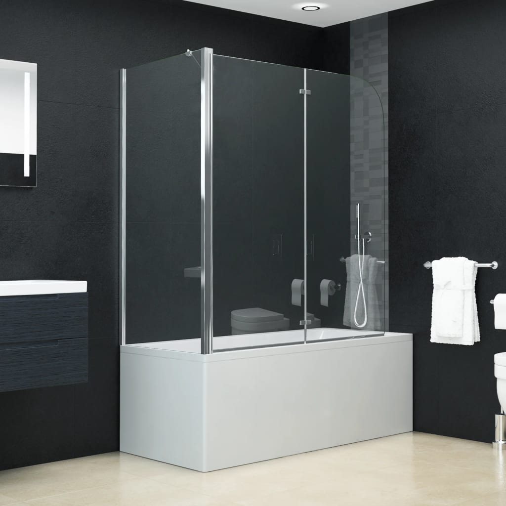 Cabine de douche pliante ESG 120x68x130 cm vidaXL