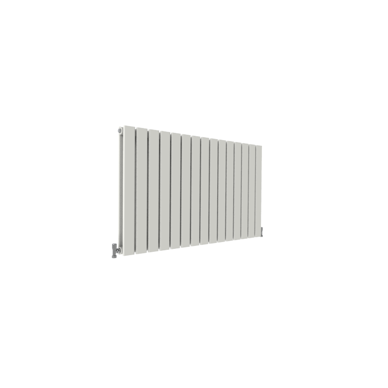 600x1020mm White Double Flat Panel Radiator Horizontal Modern Central ...