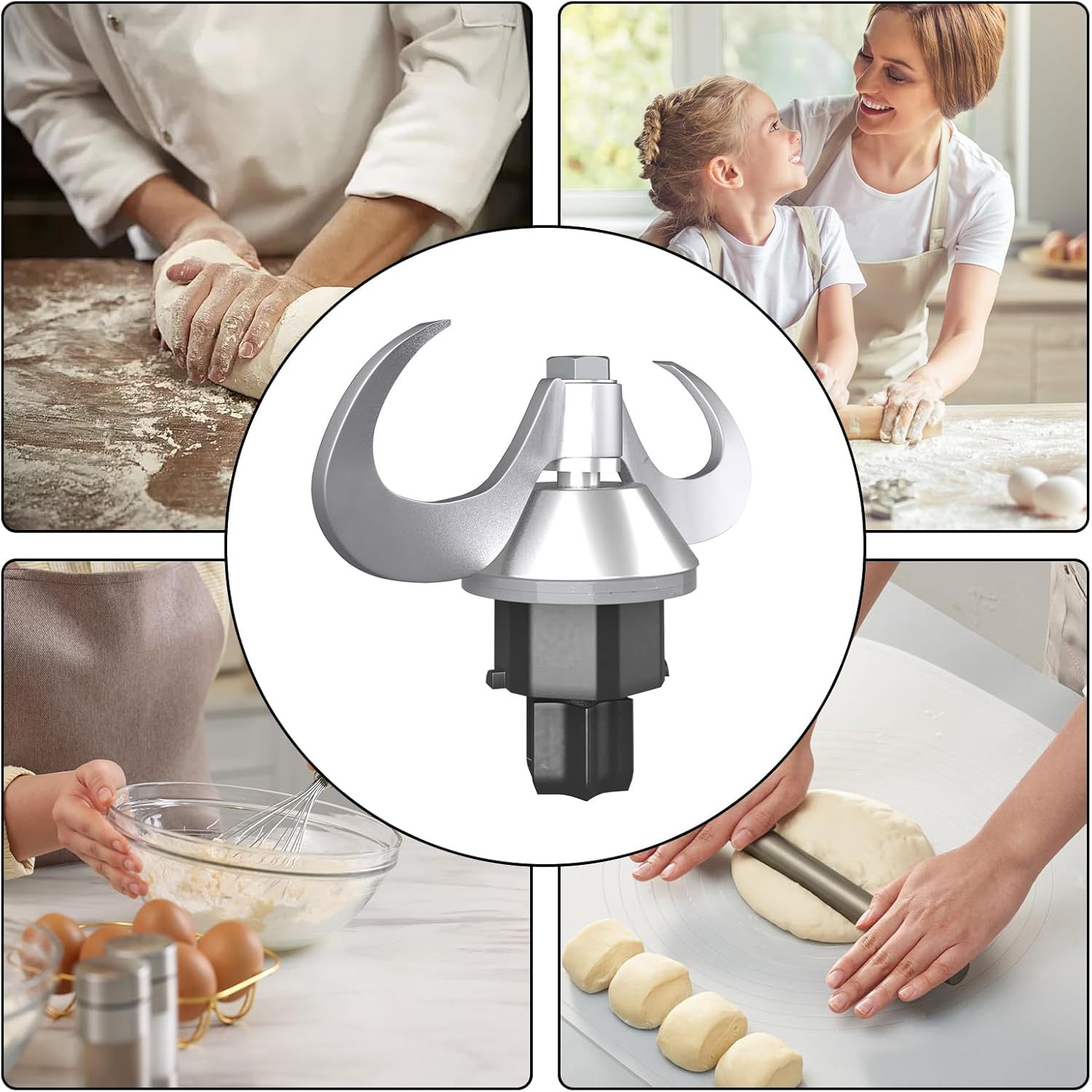 Dough Knife for Thermomix Bimby TM5 TM6, Dough Mixer Blades for ...