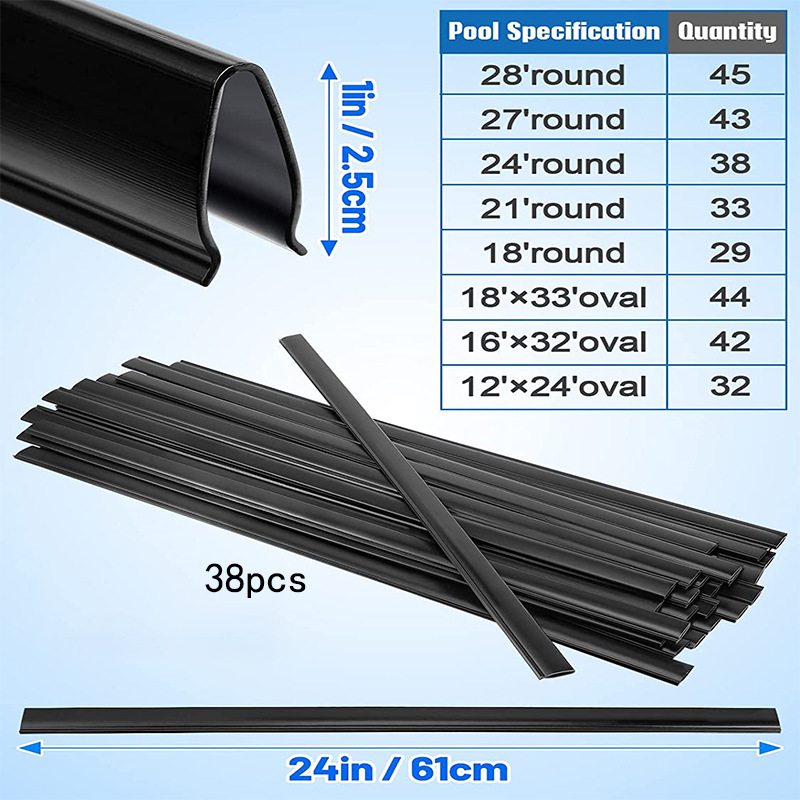 45 Pcs Pool Liner Clip Replacement Parts Pool Liner Clips
