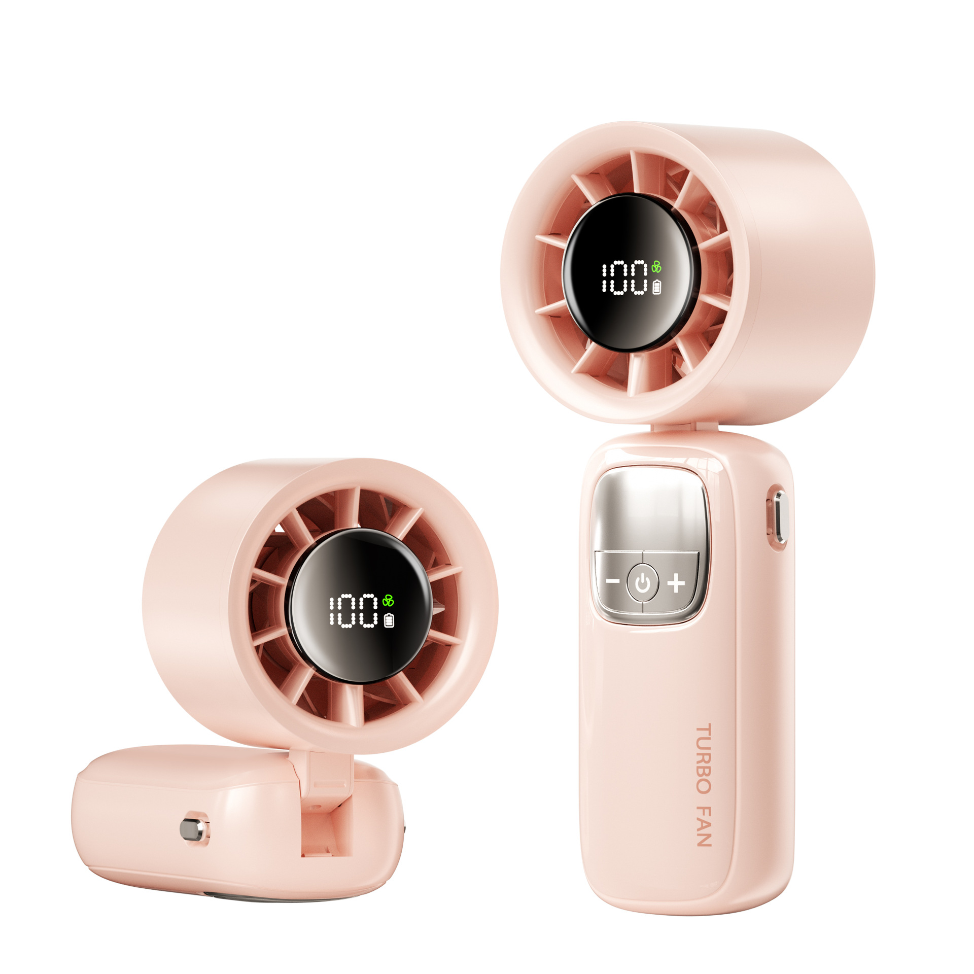 4000mAh Portable Fan, Rechargeable, Quiet and Long Lasting, Suitable ...