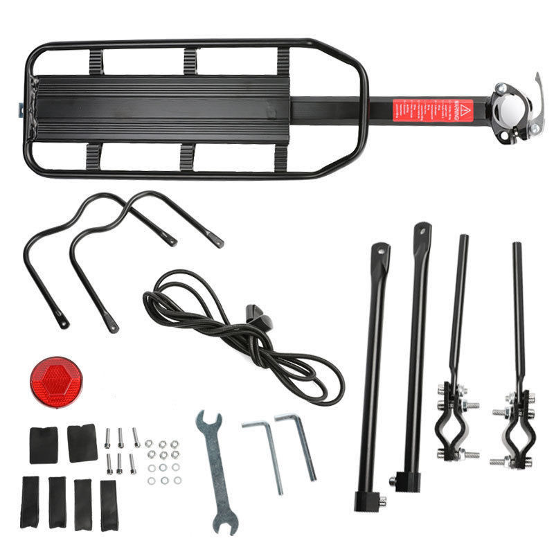 Rear Bike Rack Carrier Universal Aluminum MTB Luggage Rack 50kg ...