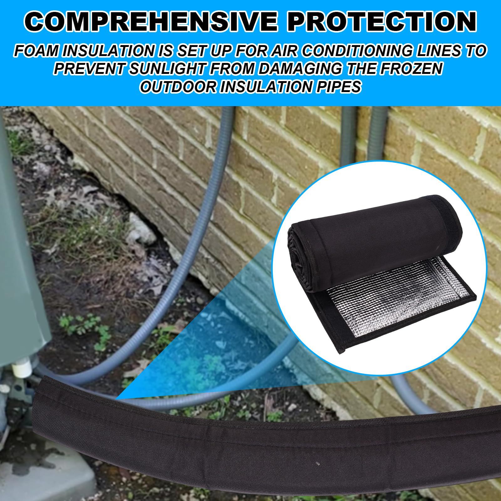 Isolation multicouche pour tuyaux de cuivre CVC - tissu Oxford robuste ...