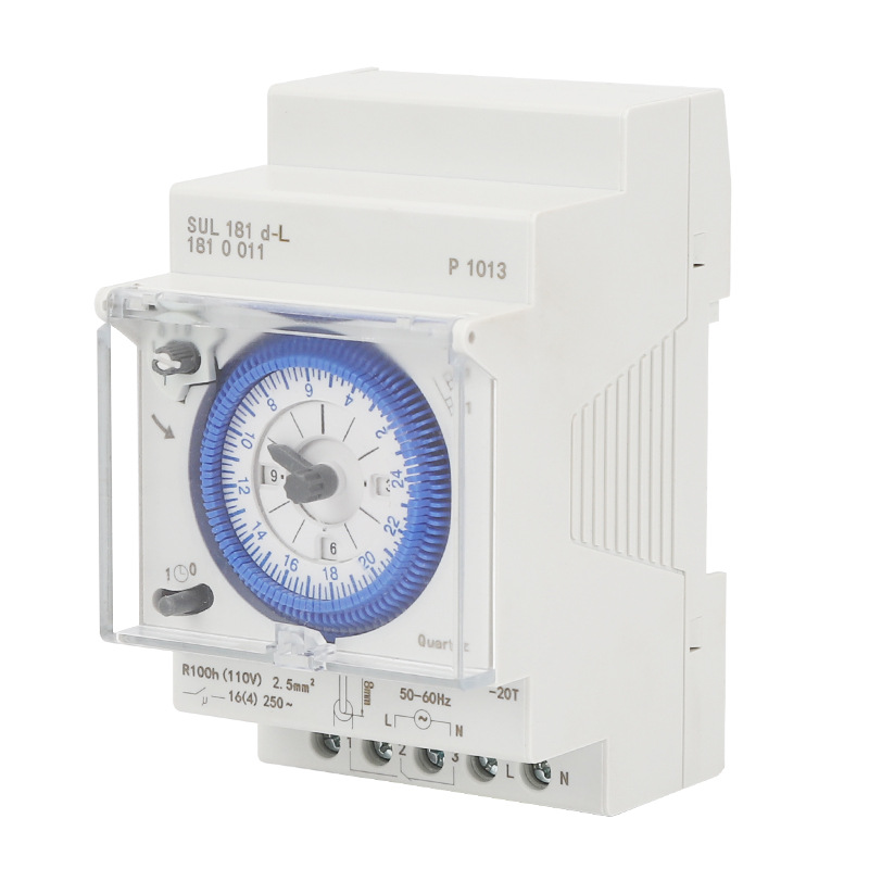 SUL181d Time Relay 220V 24-Hour Industrial Time Control Switch Track ...