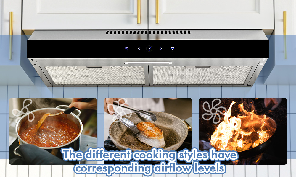 FIREGAS Under Cabinet Extractor Hood 60 cm, Extraction and ...