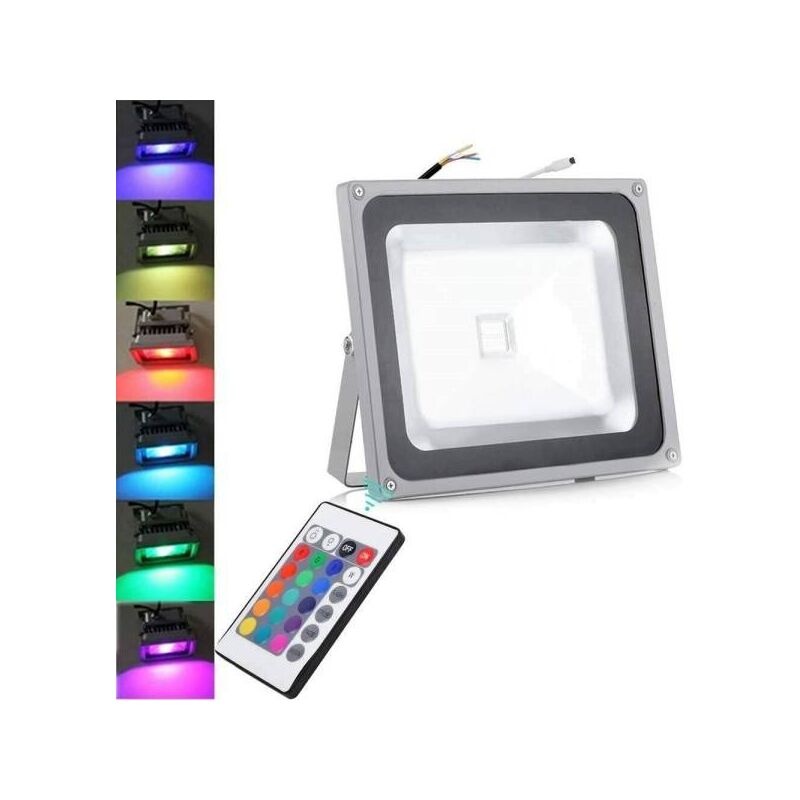 Faro Rgb Led Faretto Colorato Esterno Faretti Colorati Ip65 50 Watt 2 ...