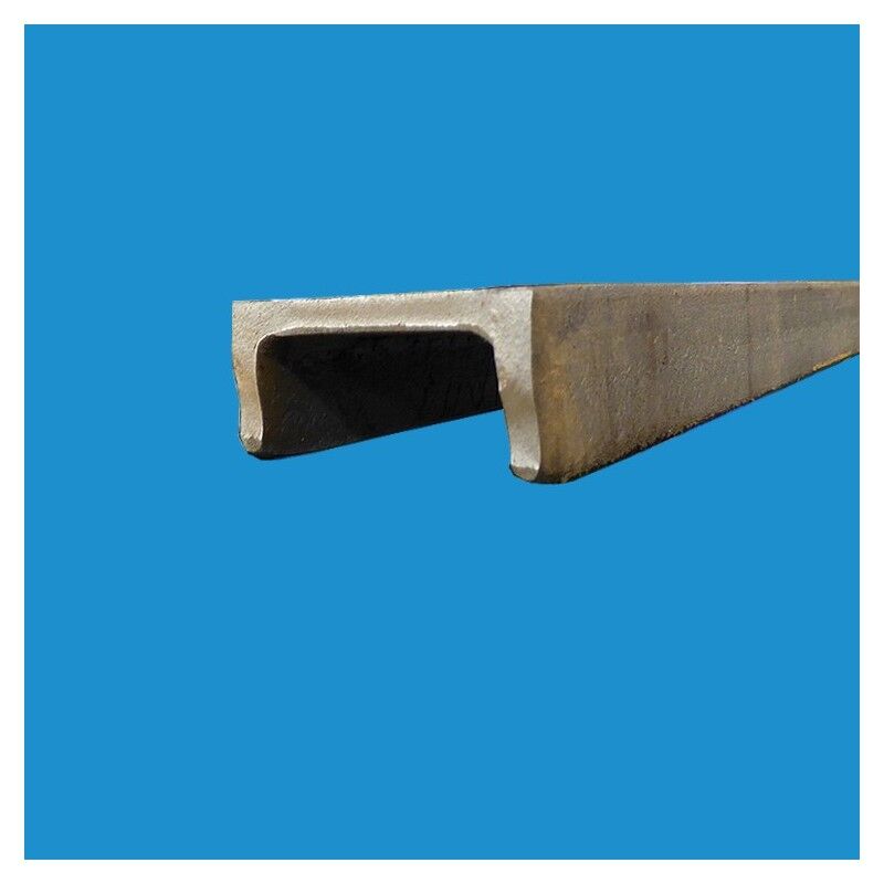 Fer u acier 50x25 Longueur en metre - 2 metres