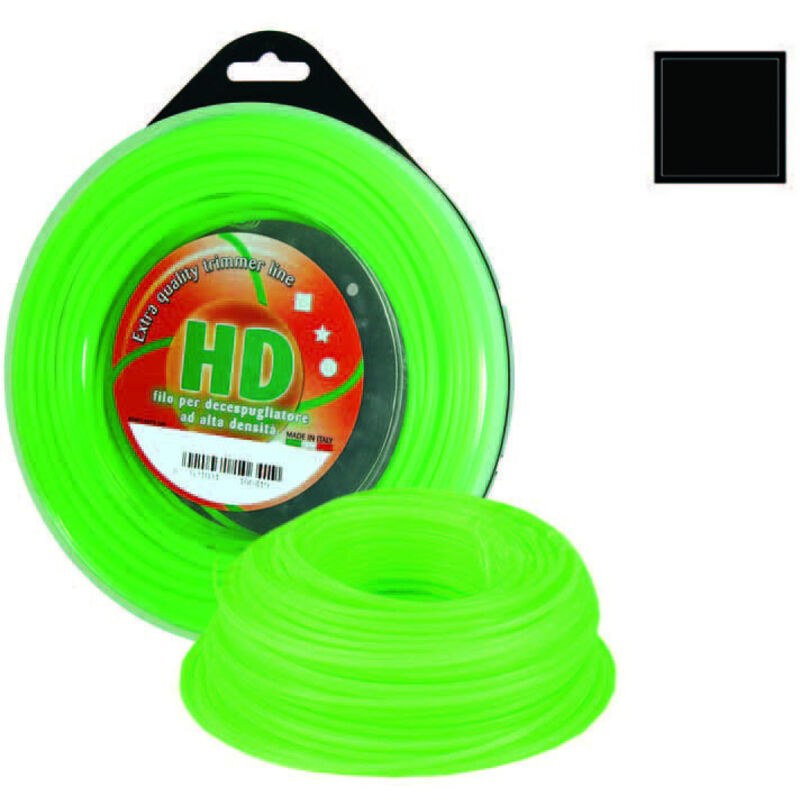 Filo Per Decespugliatore Quadro 4 Mm Bobina 30 Mt Tagliaerba Cavo ...
