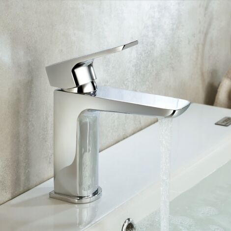 Monobloc basin taps