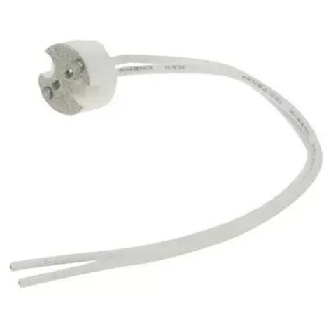 GU10 Spotlight Socket with Silicone Cable, 0-250V 2A Max. 300W ...
